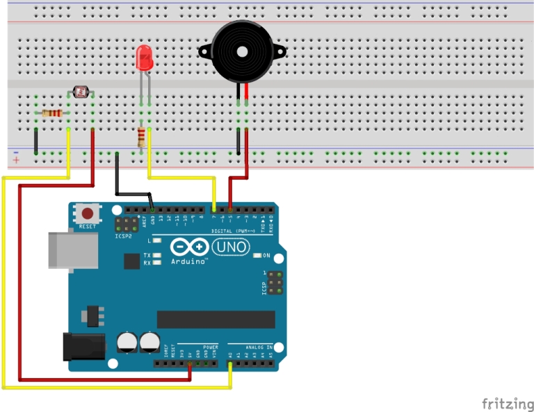 Fotowiderstand Archive - Projekte für Arduino und ESP32-Mikrocontroller