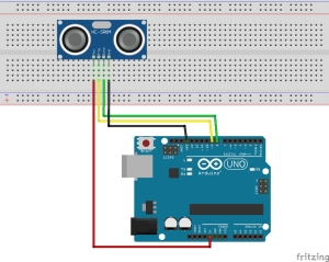 Beispielprogramm Ultraschallsensor - Projekte für Arduino und ESP32-Mikrocontroller