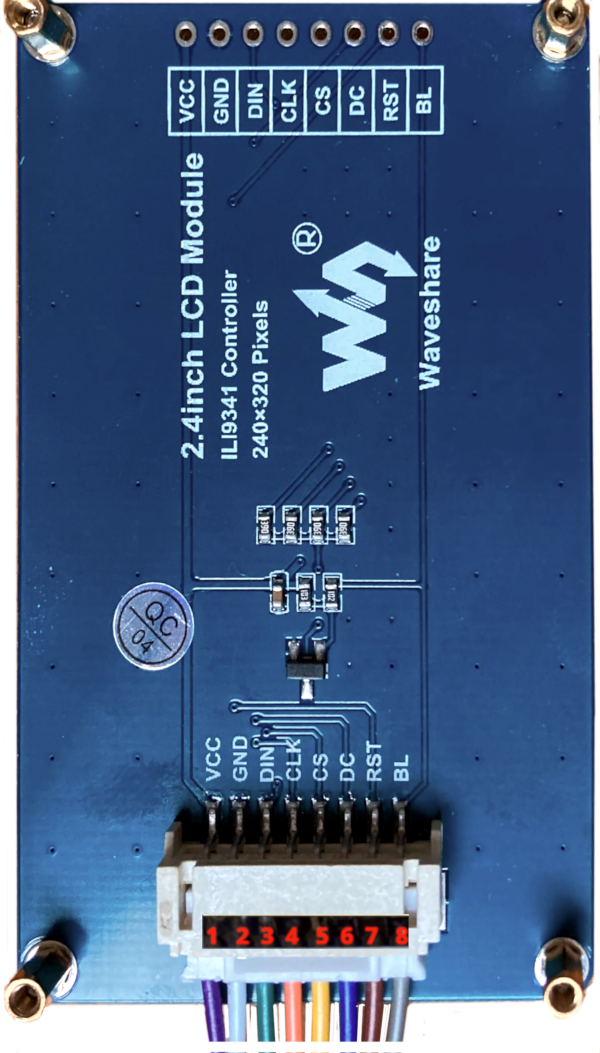 Beispielprogramm TFT-Display - Projekte für Arduino und ESP32-Mikrocontroller