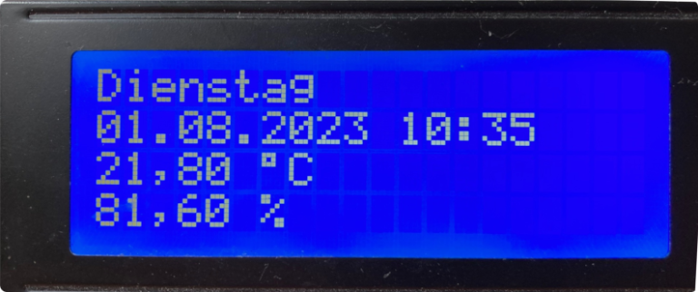 Wetterstation mit UNO R4 WiFi und LCD - Projekte für Arduino und ESP32-Mikrocontroller