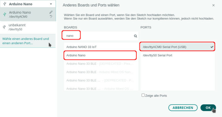 Arduino Nano - Projekte für Arduino und ESP32-Mikrocontroller