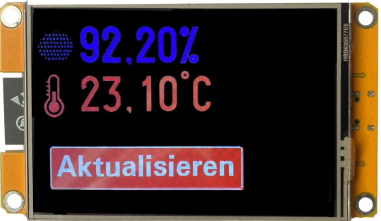 ESP32 mit 3,5 Zoll Display (ESP32-3248S035) - Projekte für Arduino und ESP32-Mikrocontroller